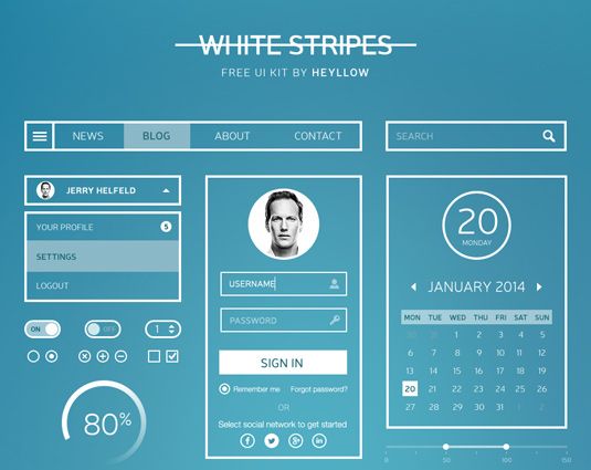 Free UI kit for fans of super-minimal | Creative Bloq