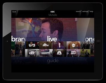 CES: Cox Screens Its Next-Gen Personal Tablet TV App | Next TV ...