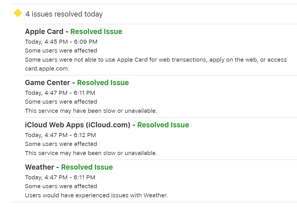 Apple services return to normal after second outage in two days | TechRadar