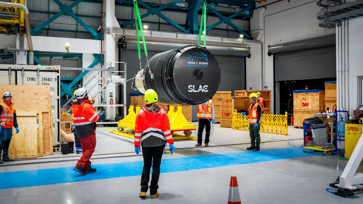 The largest camera ever built arrives safely at its overseas ...