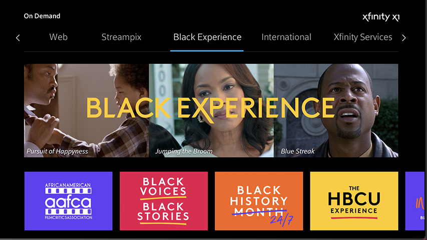 Comcast launches curated Black content programming with Xfinity Black ...