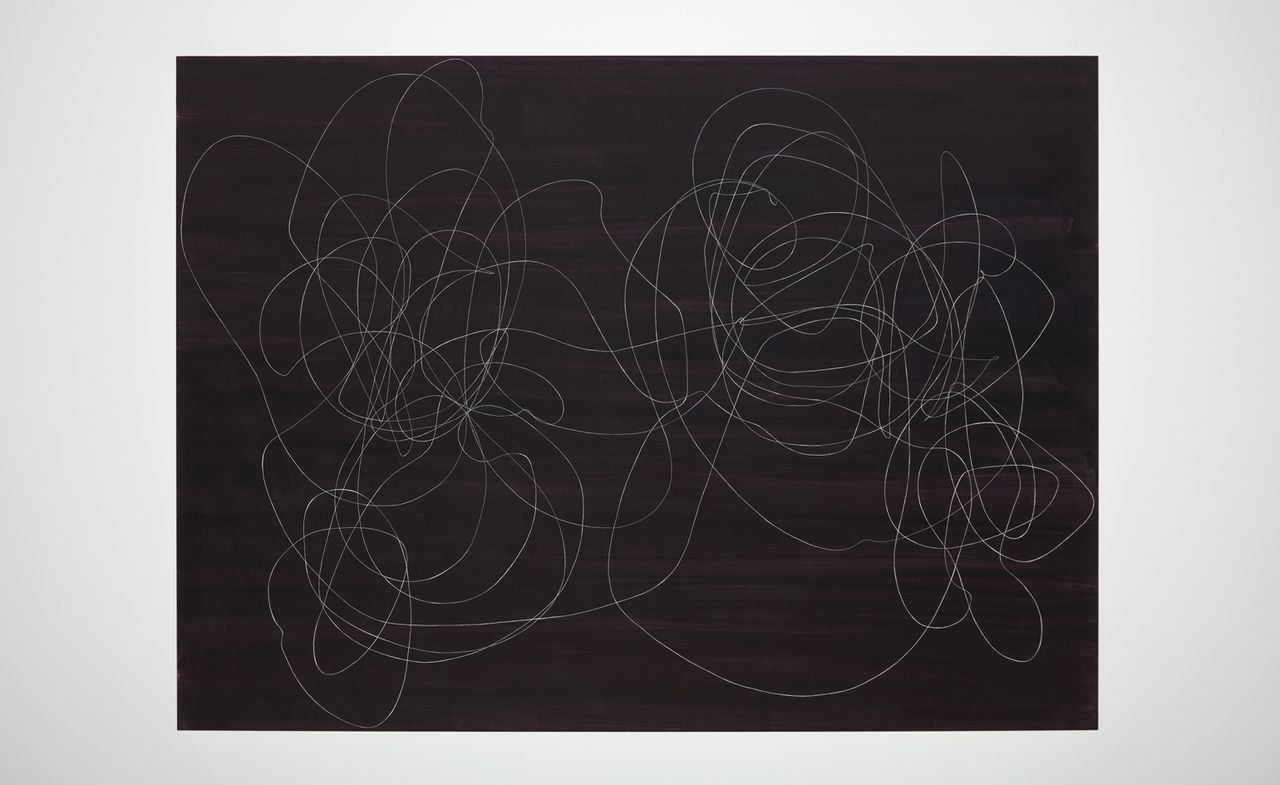 Artist Elliott Puckette crosses the line at Kasmin New York | Wallpaper*