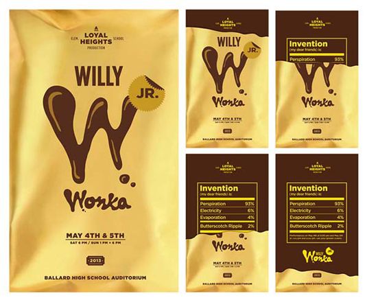 Willy Wonka chocolate gets a 21st century redesign | Creative Bloq