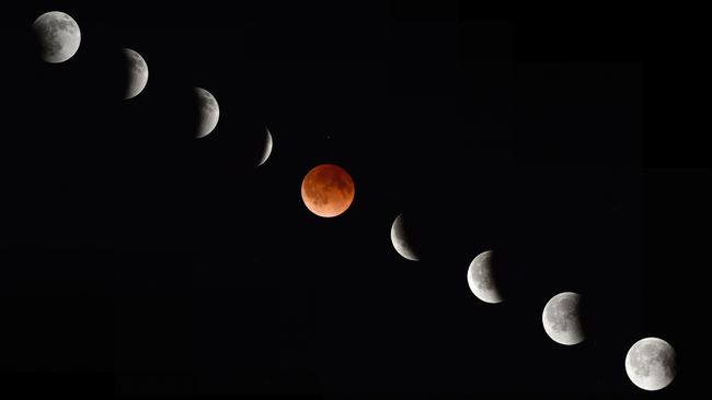 What time does the 'Super Flower Blood Moon' eclipse begin? | Space