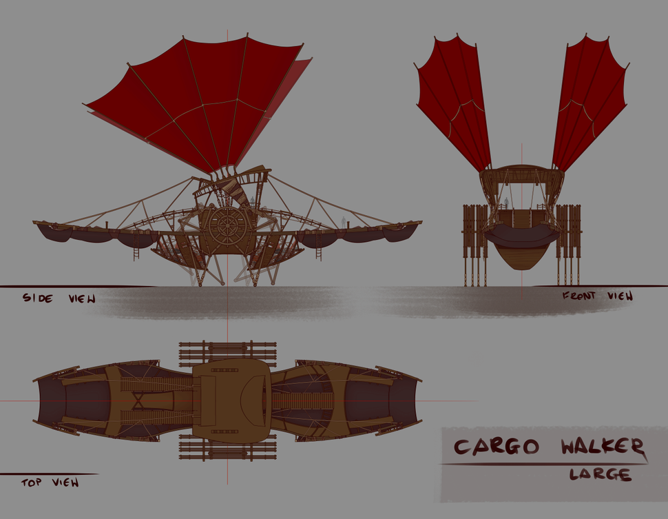 Battle giant monsters with a fleet of walking fortresses in Nomadic ...