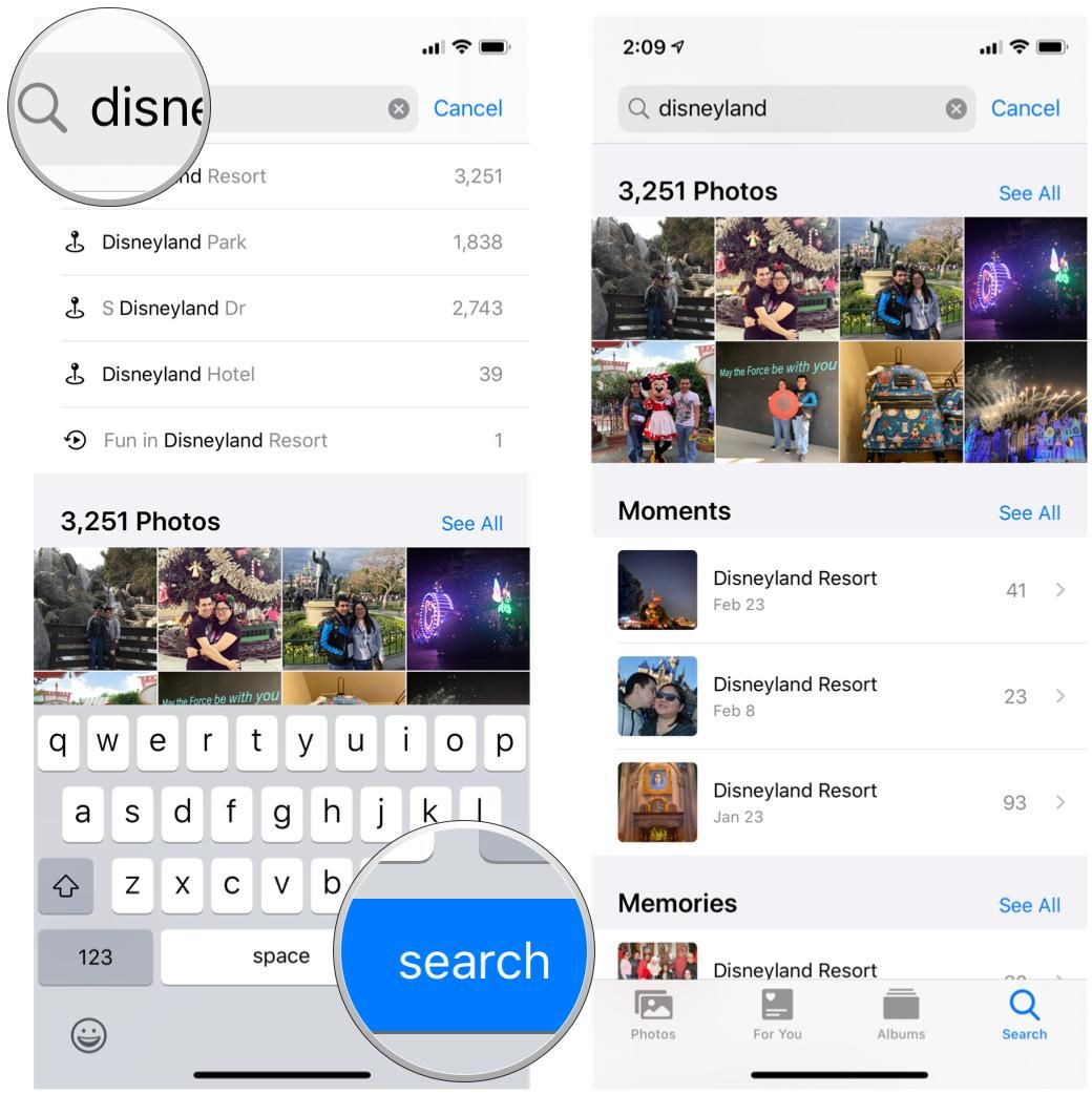 How to search for people, places, animals, and things in the Photos app ...