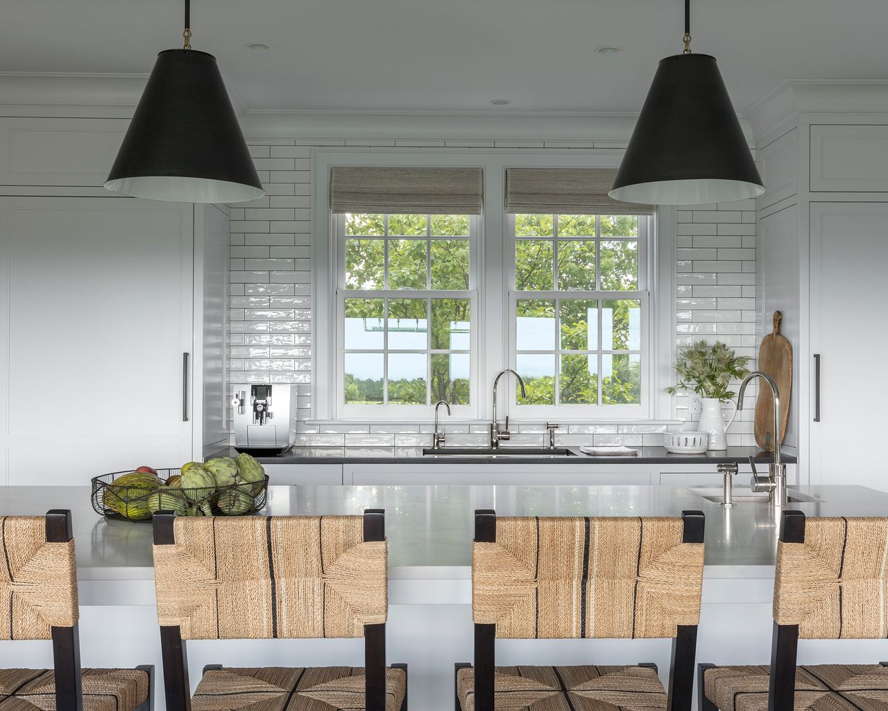 An modern farmhouse renovation of a 1990s home in Dutchess County, New ...