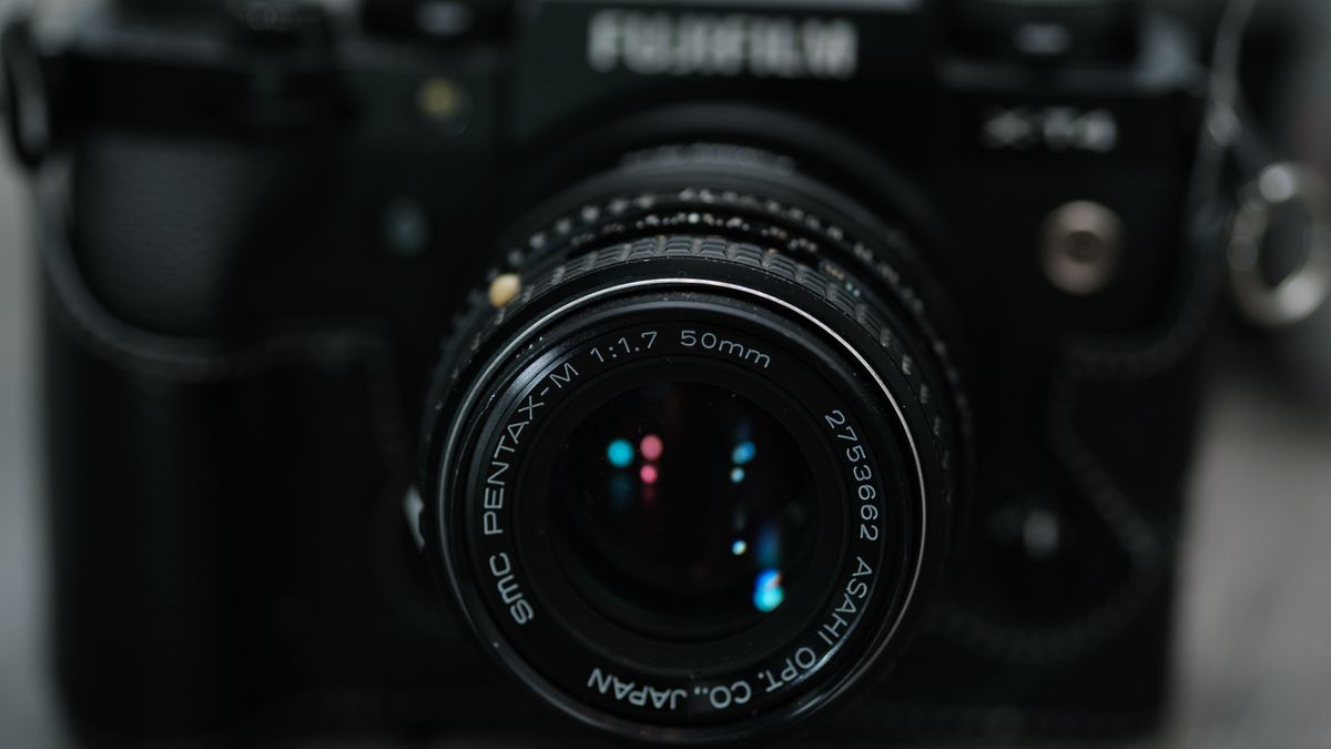 I took an old lens from my favorite film camera – and put it on my ...