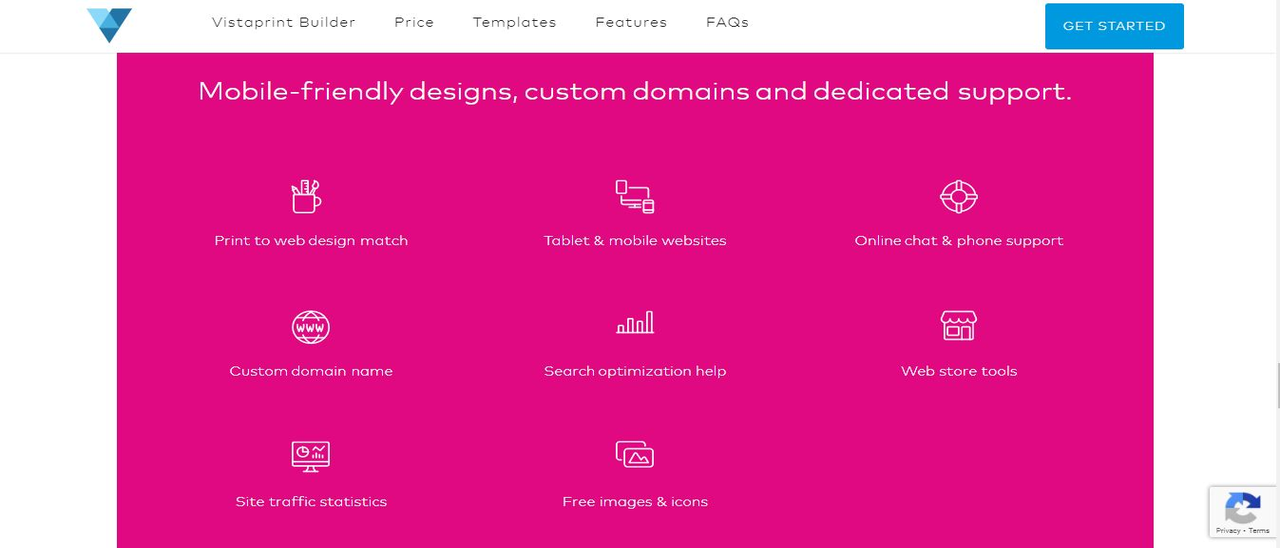 Vistaprint Website Builder