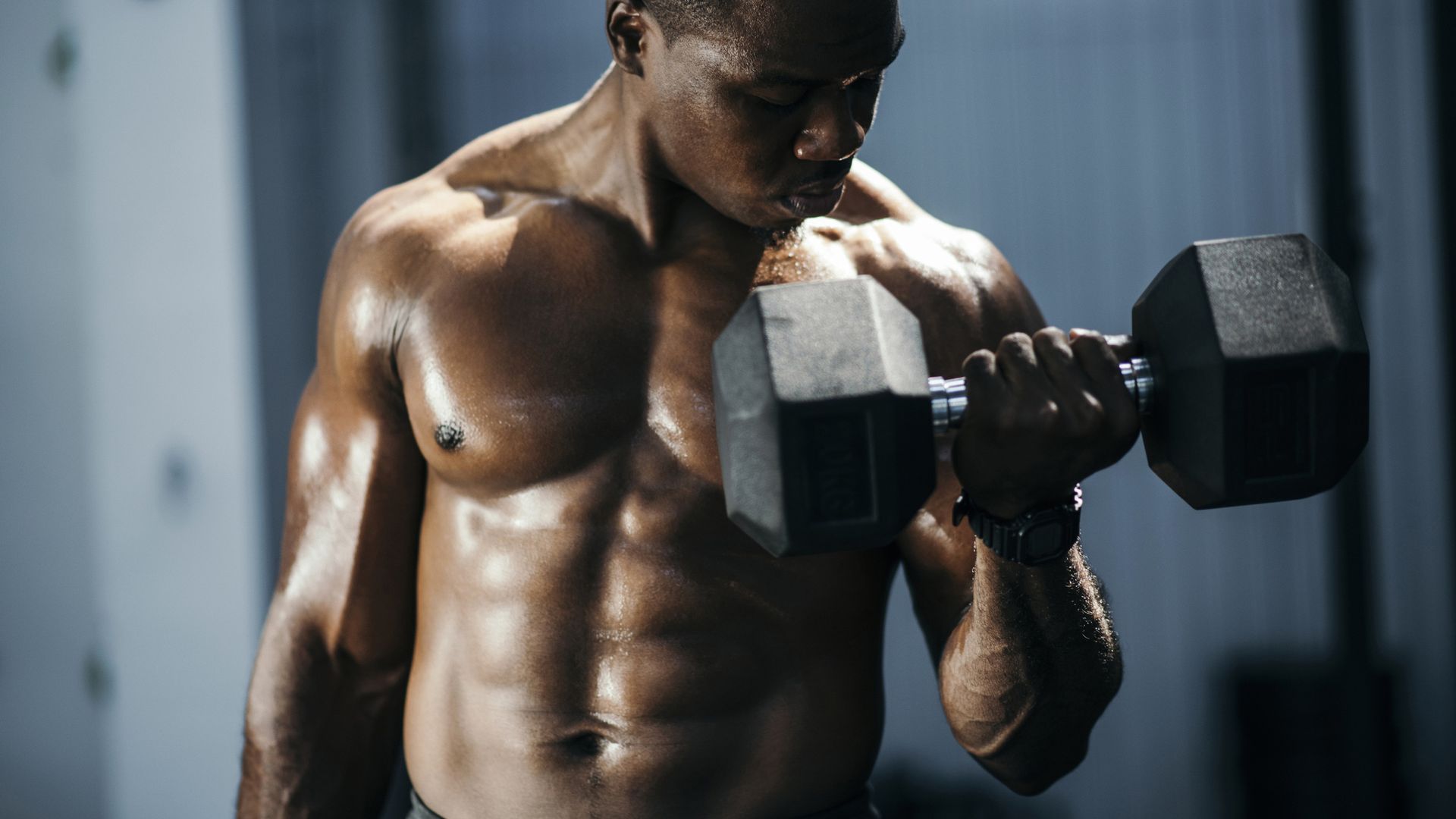 Grow big arms using lightweight dumbbells only with this 10-minute ...