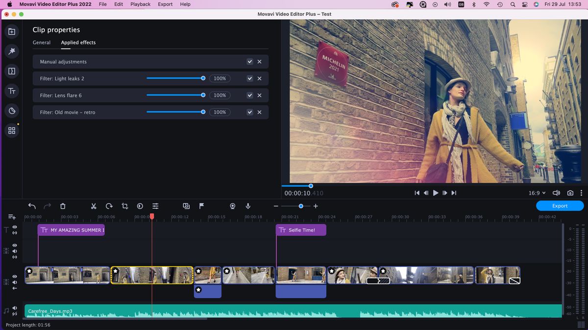 Movavi Video Editor Plus 2022 review | Digital Camera World