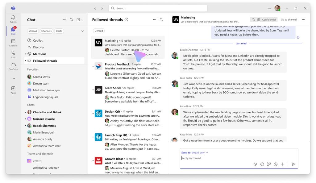 Microsoft Teams finally adds threads in channels | Windows Central