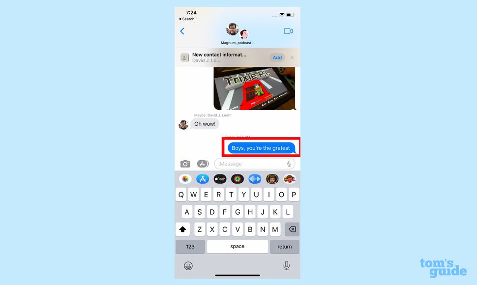 How to edit text messages in iOS 16 Messages | Tom's Guide
