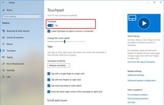 How to customize 'Precision Touchpad' settings on Windows 10 | Windows ...