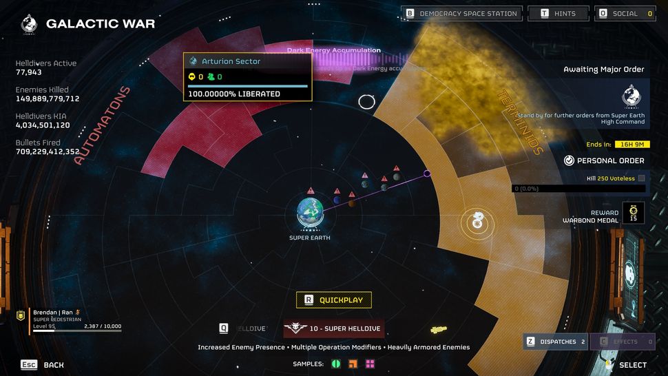 Helldivers 2 just lost Angel's Venture to the Illuminate and the Meridia black hole | Windows ...