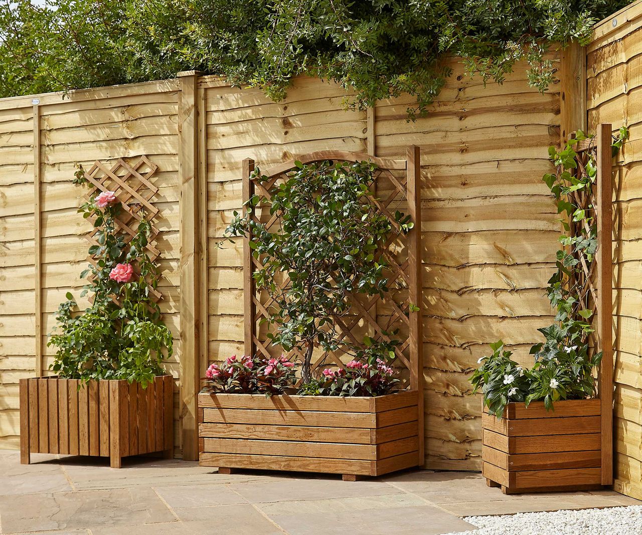 Try a planter box with trellis to increase backyard privacy | Homes and ...