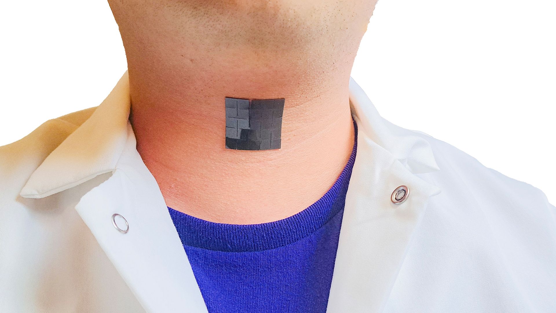 New self-powered throat patch could help people speak without vocal ...