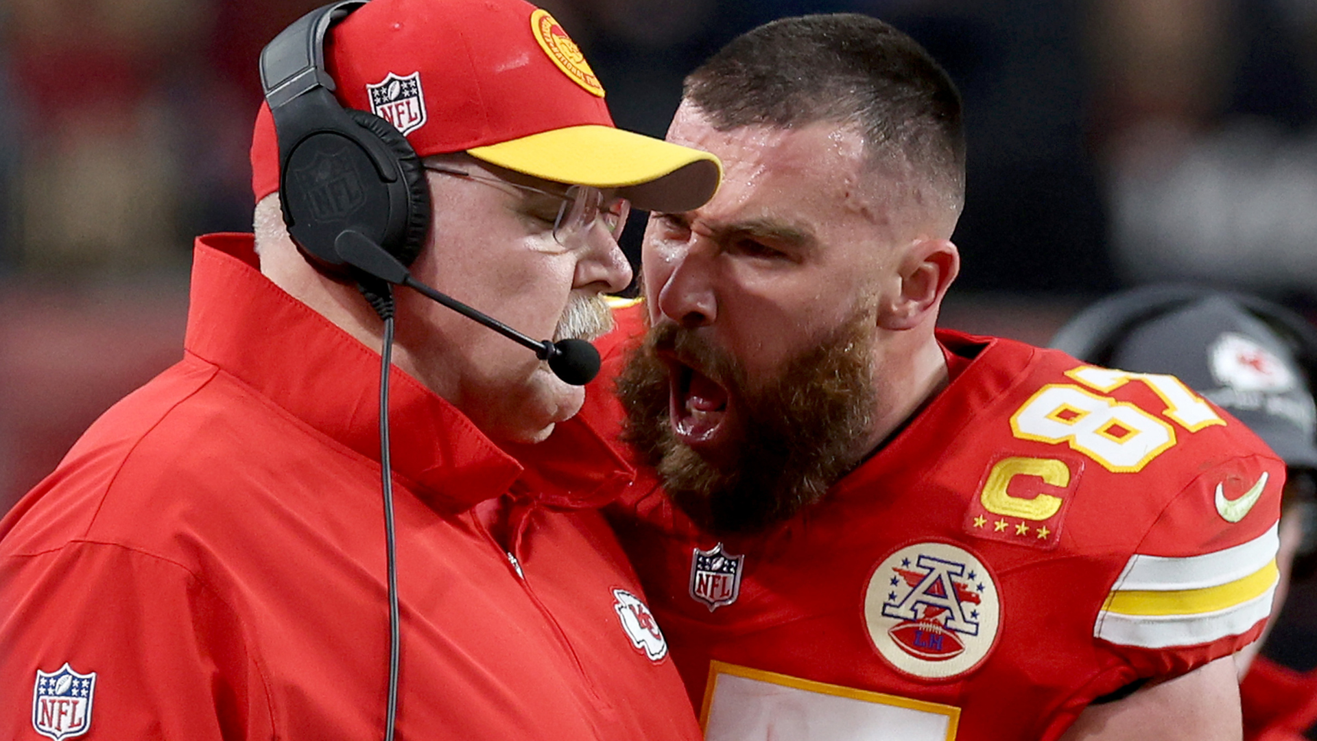 Travis Kelce Was Filmed Yelling at Chiefs Coach Andy Reid | Marie Claire