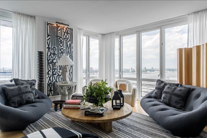 Where to put your TV in a living room with lots of light | Livingetc