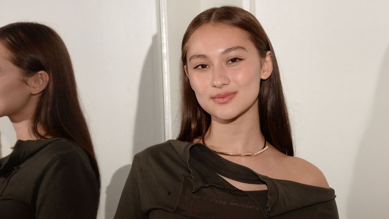 Lola Tung's Dark Chocolate Brunette Hair Is So Winter Chic | Marie Claire