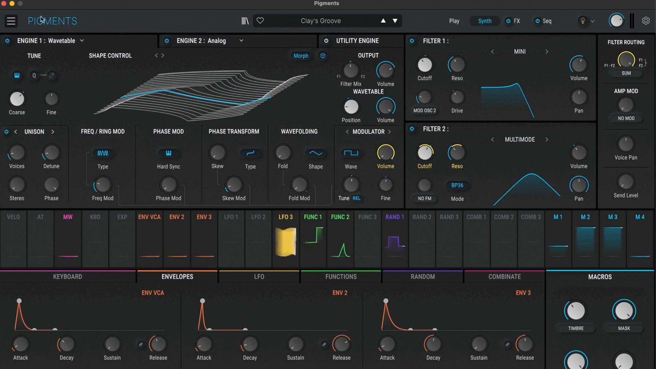 "Any synth with a noise generator can be used for basic drum design ...