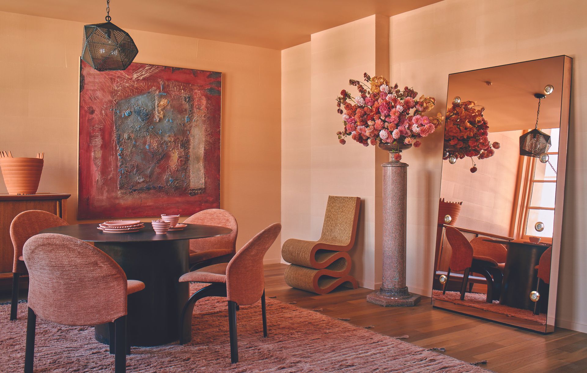 Pink living room ideas: 10 blush and terracotta decor tips | Homes and ...