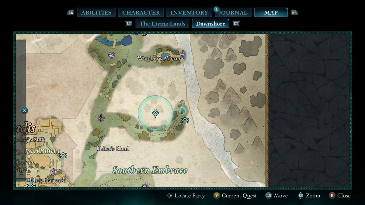 Avowed Treasure Map Guide find Practical Pockets and more | Windows Central