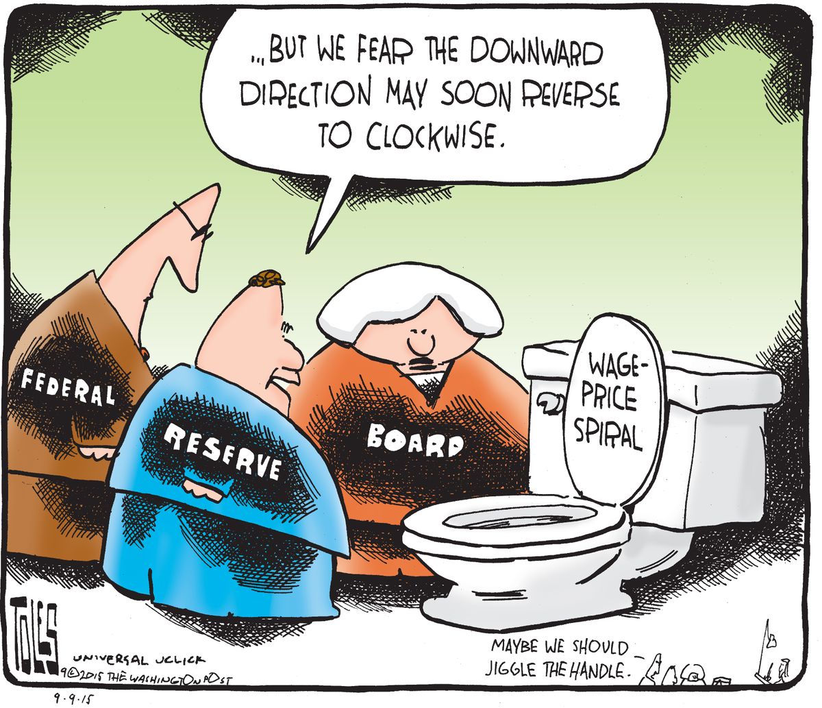 Editorial cartoon U.S. Federal Reserve Economy | The Week