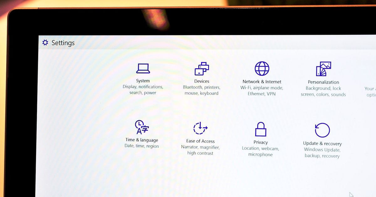 Settings on Windows 10 for Phone and PC are stark and simple | Windows ...