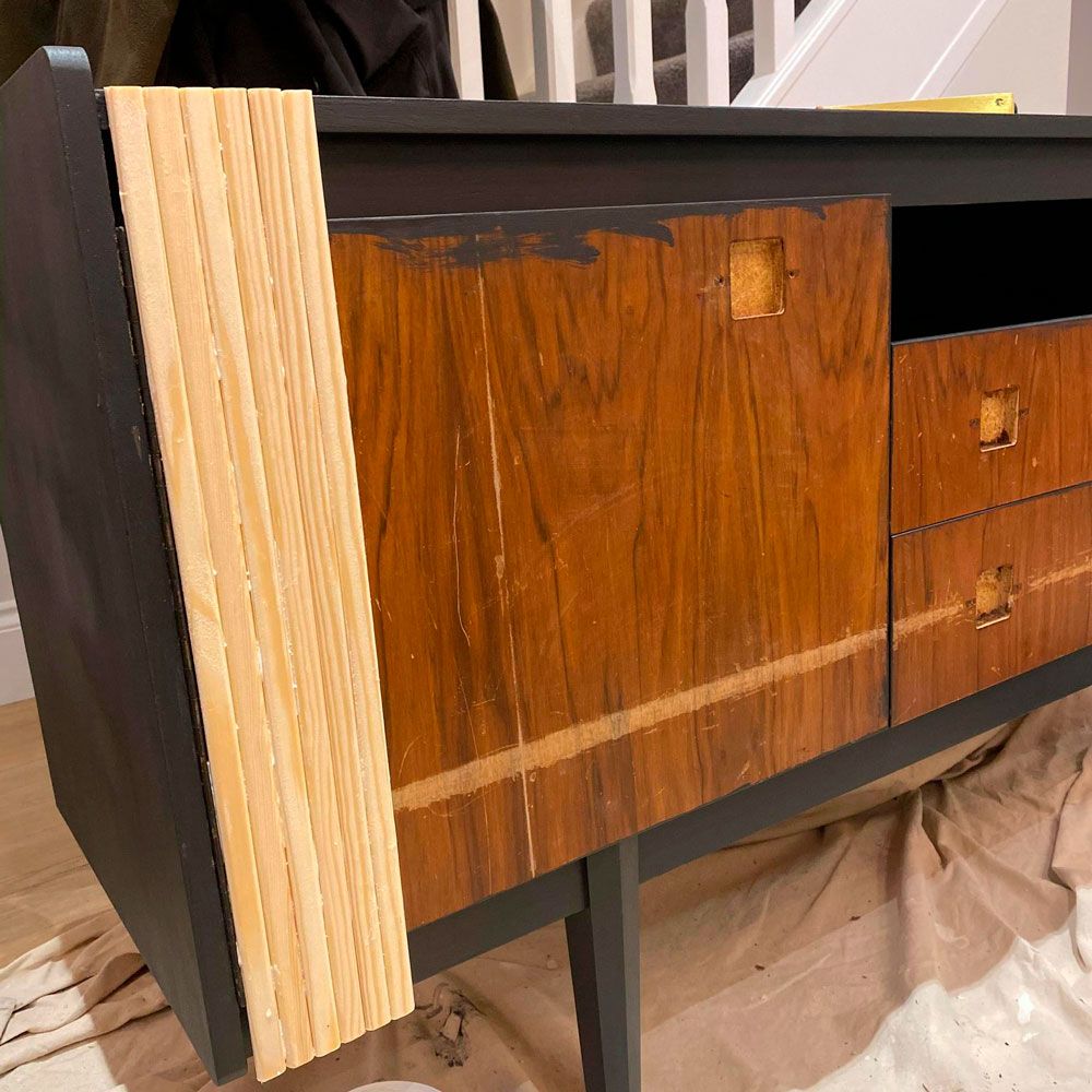 DIY novice upcycles sideboard to create a stunning good as new piece ...