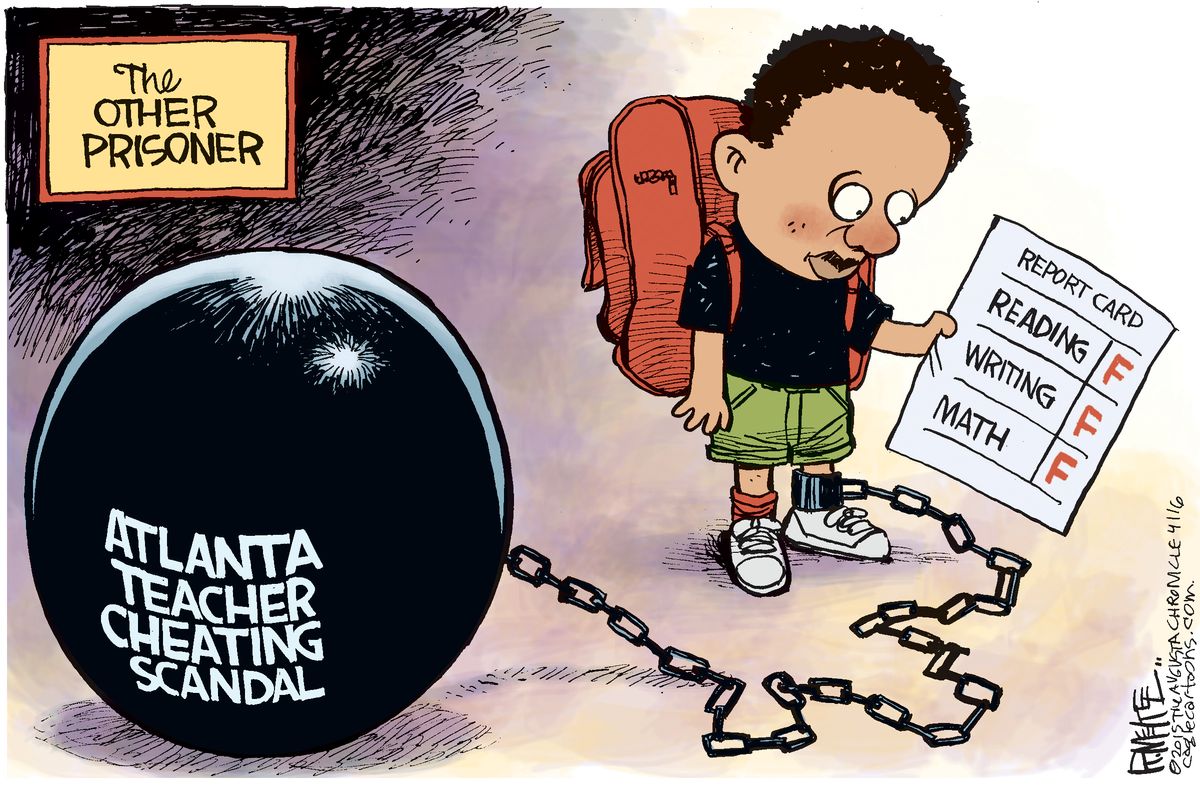 Editorial cartoon U.S. Atlanta cheating | The Week