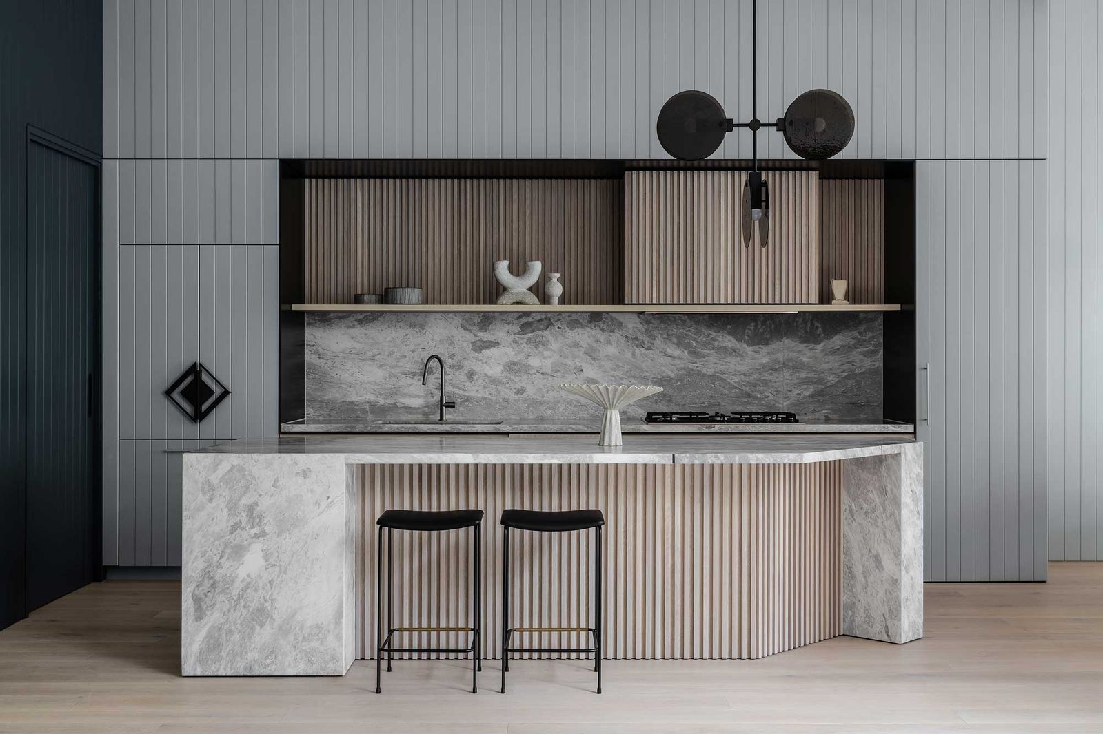 The 'chopped' kitchen island is the new small space trend to know ...