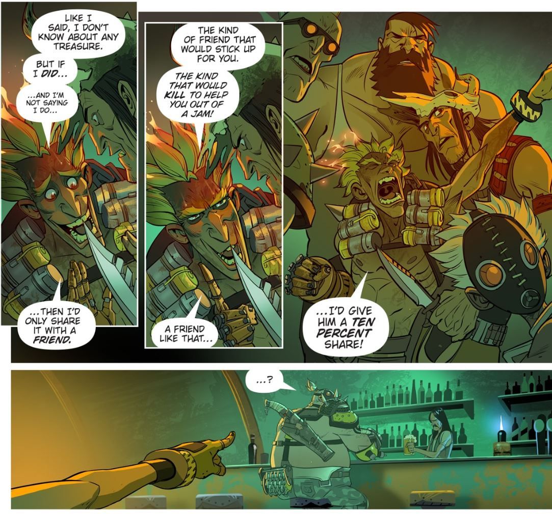 New Overwatch comic shows the start of Junkrat and Roadhog's friendship ...