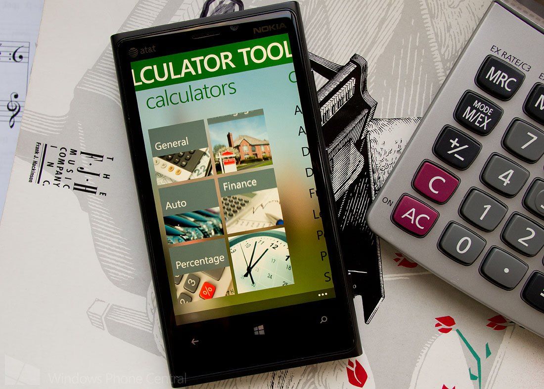 Calculator Toolbox getting bumped to Windows Phone 8 | Windows Central