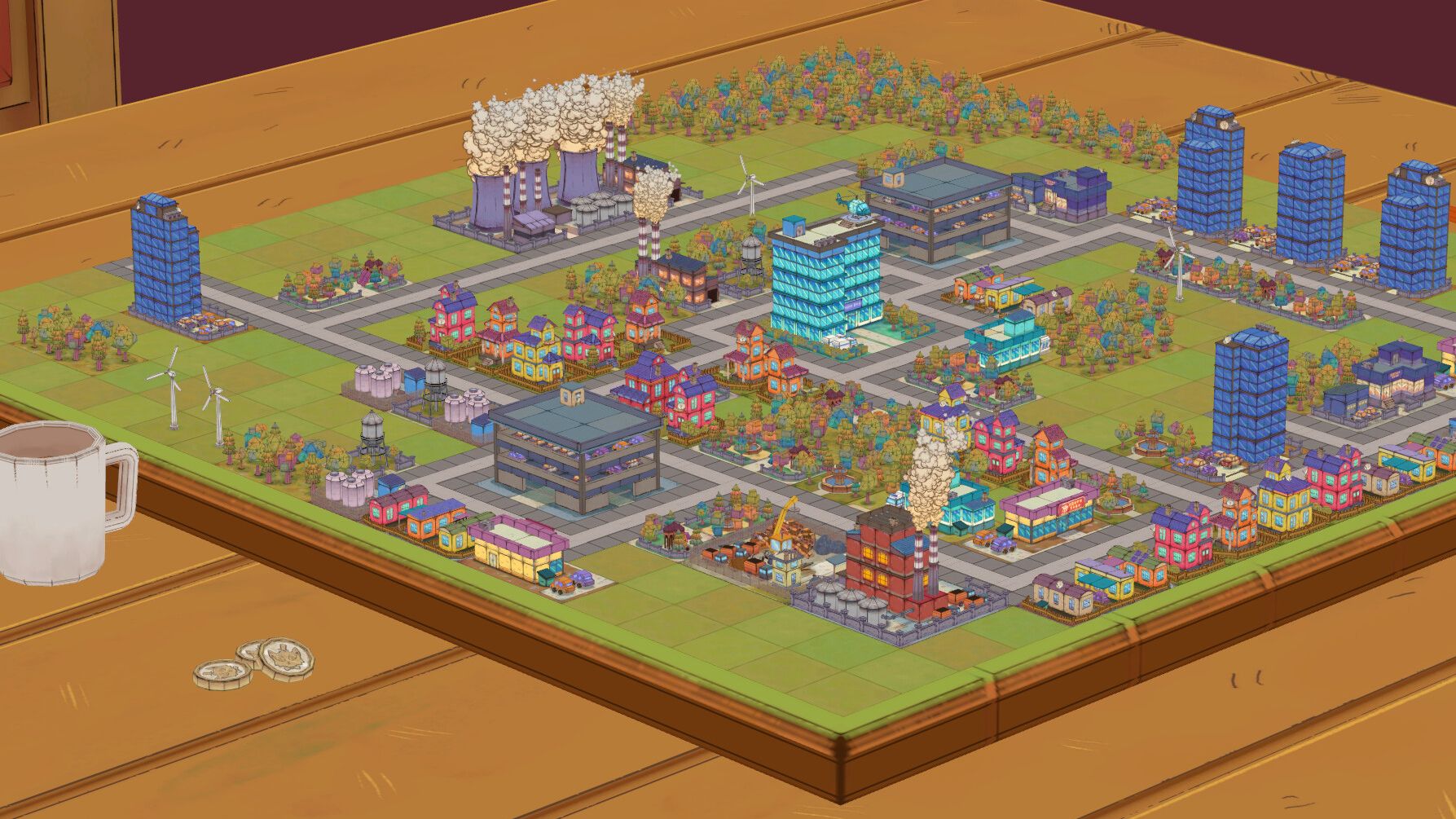 Build a big city (that fits on a small table) in this cute card-based ...