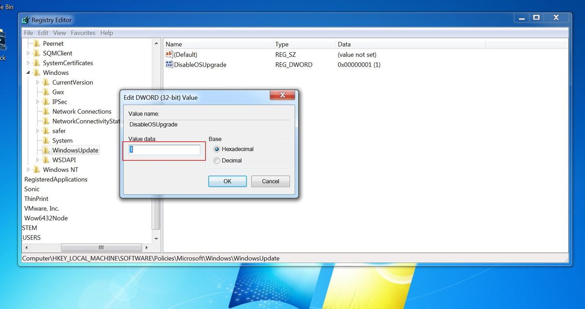 How to manually stop the Windows 10 upgrade prompts on your Windows 7 ...