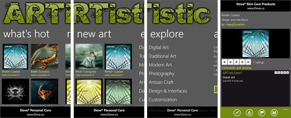 ARTistic, an artistic social network for your Windows Phone | Windows ...