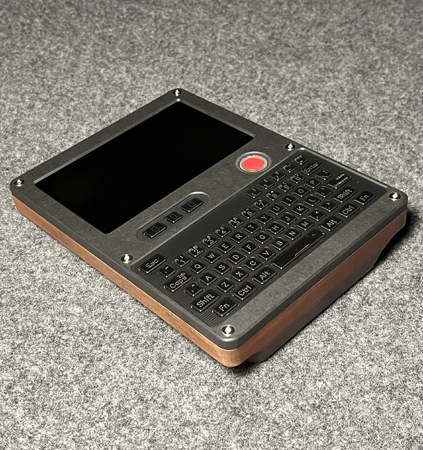 Raspberry Pi 5 Powers Retro Futurism 1980s Cyberdeck With Custom Milled Keypad And Wood Finish