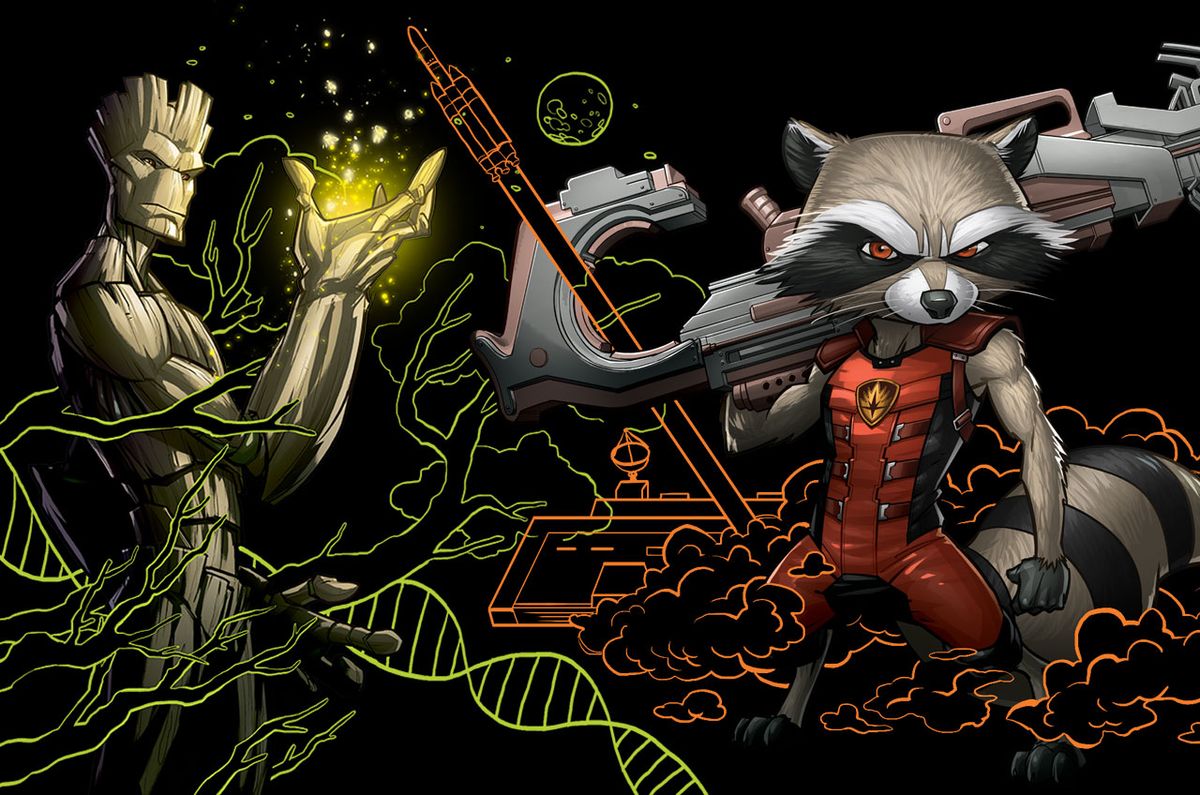 'Guardians of the Galaxy' Groot and Rocket Inspire Space Station ...