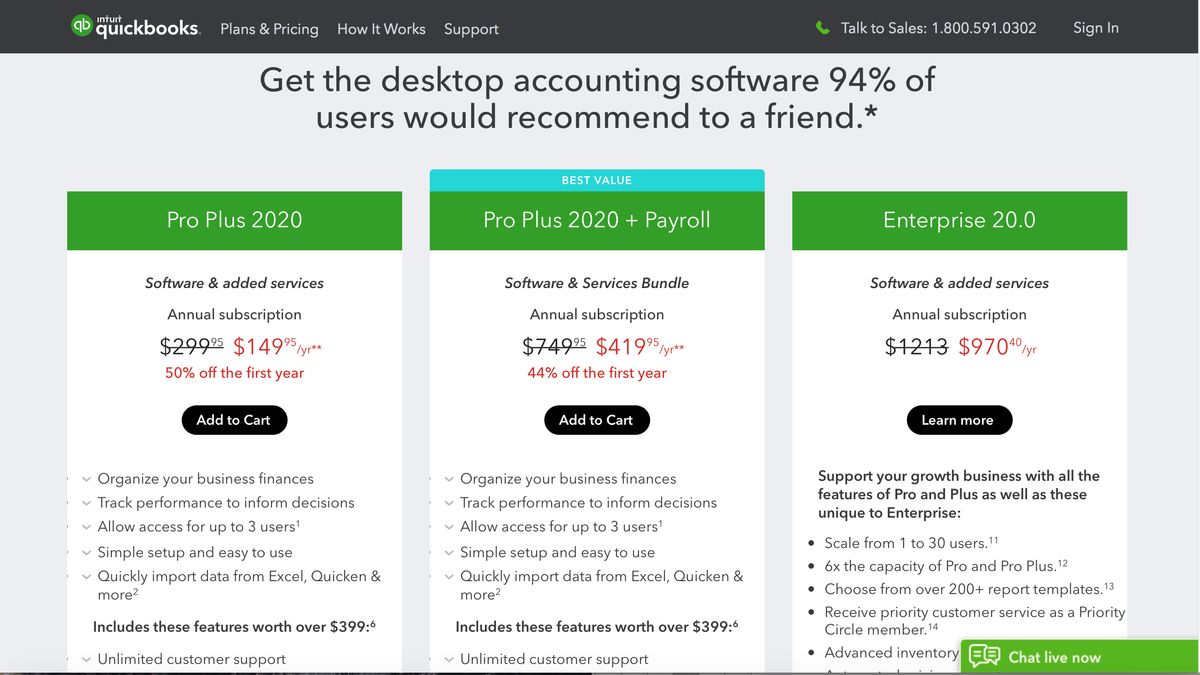 QuickBooks Desktop Pro | TechRadar