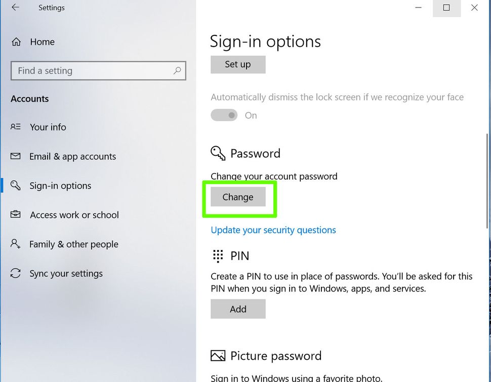 How to Change Your Password in Windows 10 | Tom's Hardware