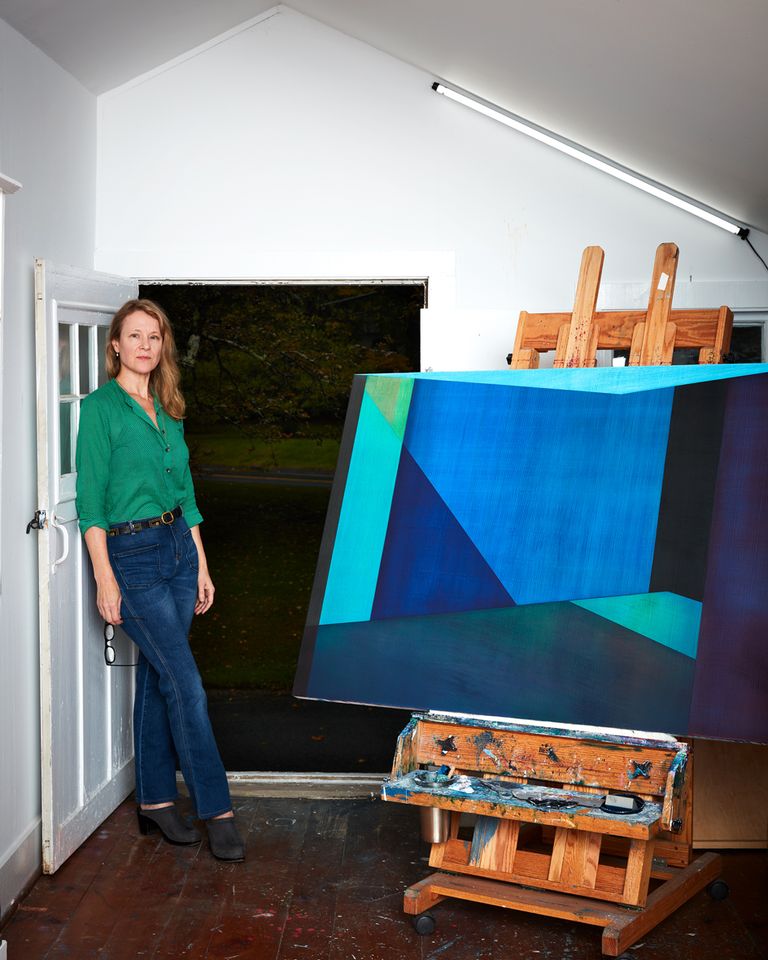 Artist Karin Schaefer blends divine order and queer joy with hard-edged ...