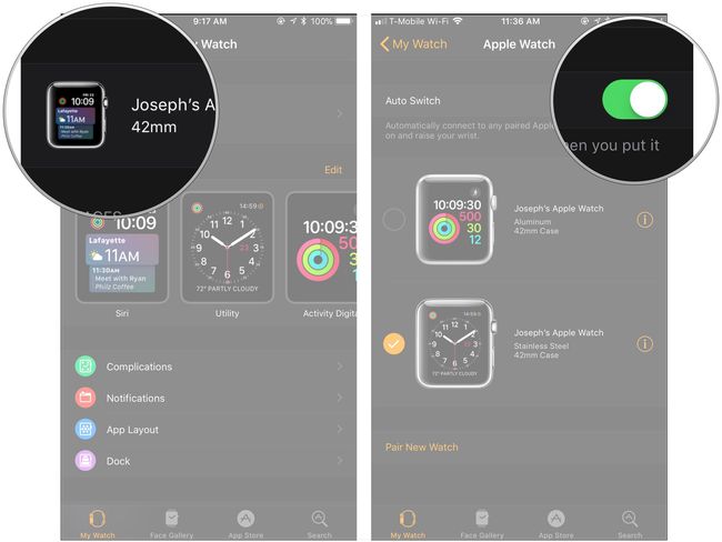 How to switch between multiple Apple Watches on your iPhone | iMore