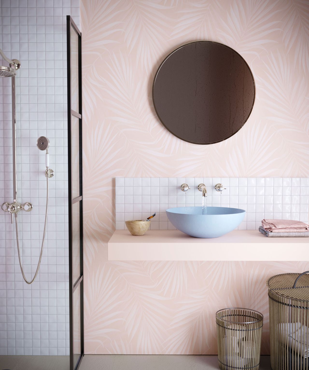 14 pink bathrooms that radiate positivity and calm | Real Homes