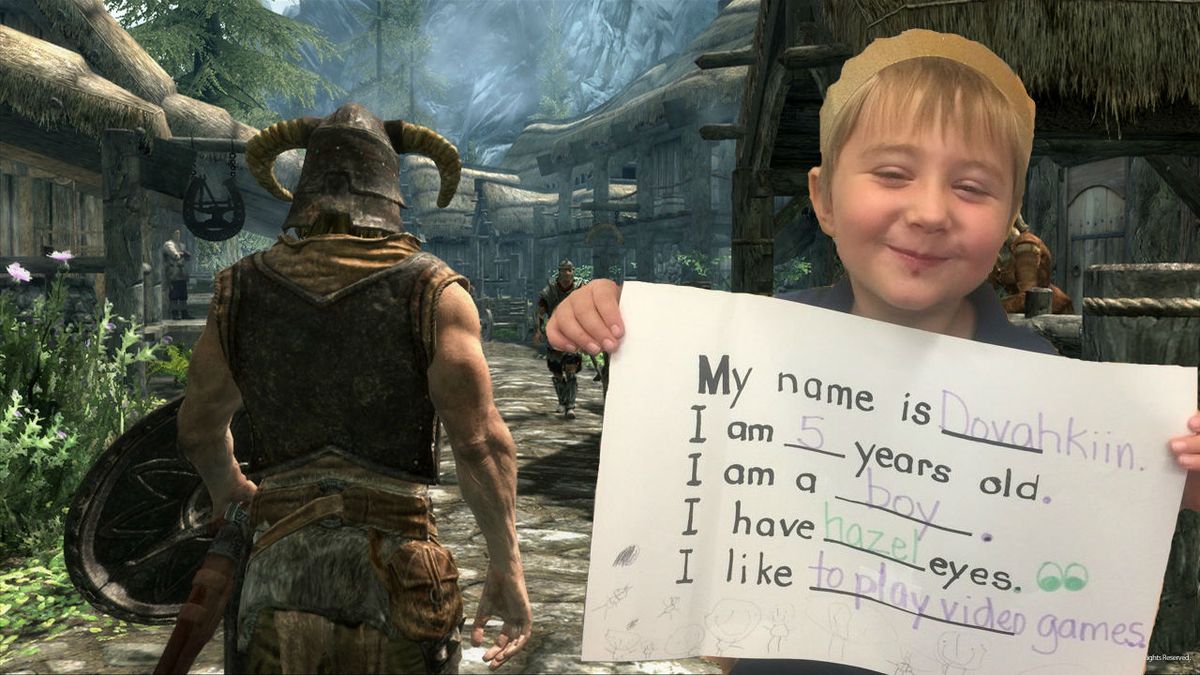 On Skyrim’s release date, two parents named their newborn son Dovahkiin ...