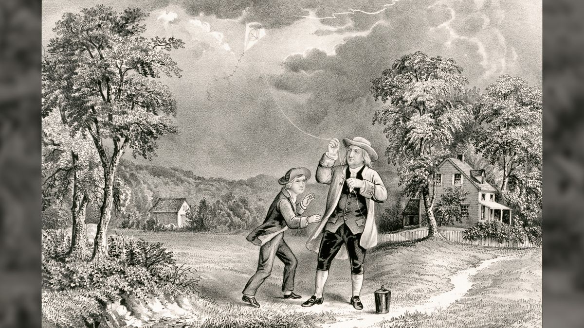 Did Benjamin Franklin really discover electricity with a kite and key? | Live Science