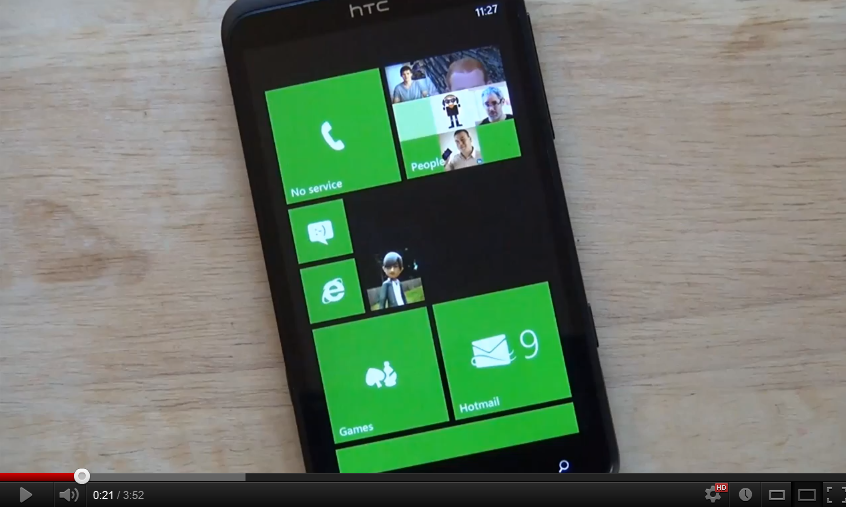 Video hands on with the Windows Phone 7.8 beta and custom ROM | Windows ...