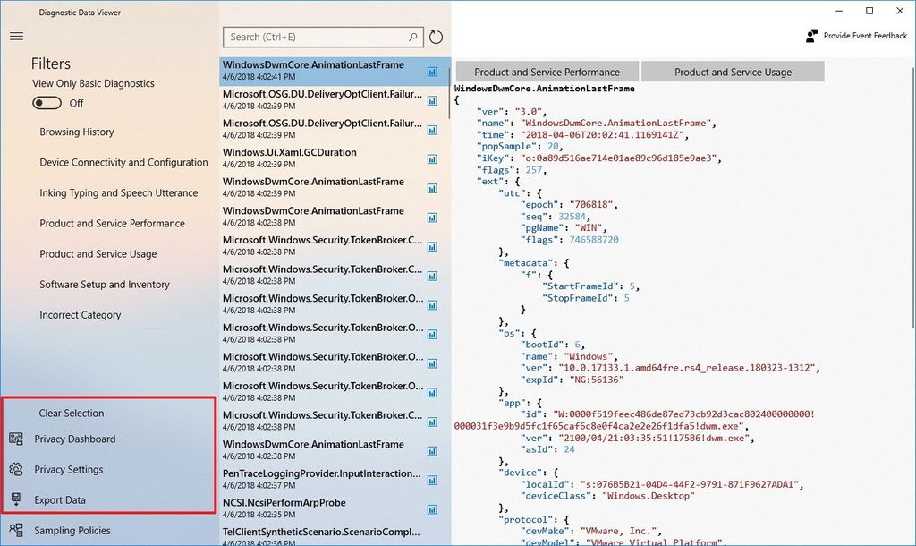 How to review and manage diagnostic data on Windows 10 April 2018 ...
