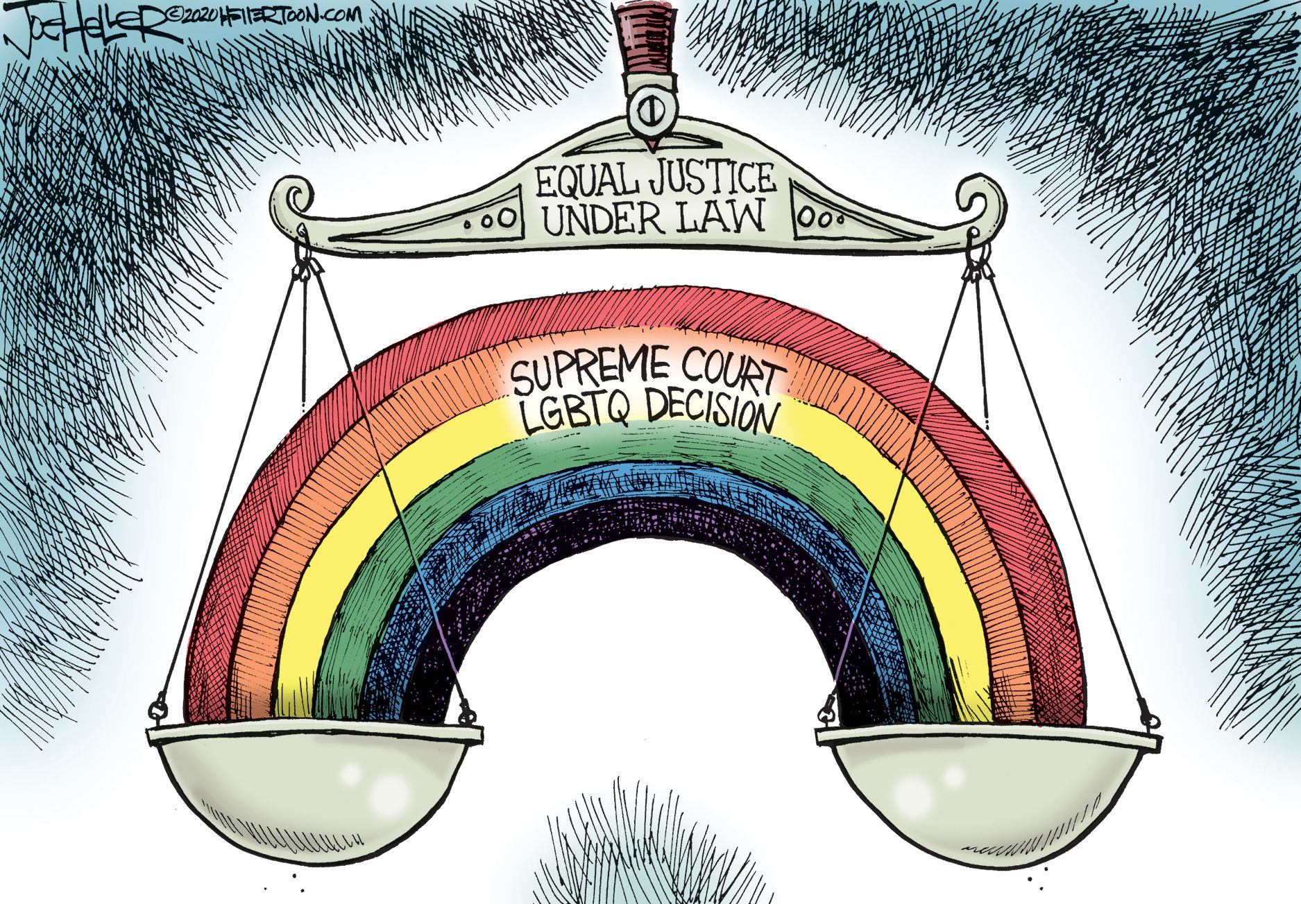 Editorial Cartoon U.S. supreme court LGBTQ ruling | The Week