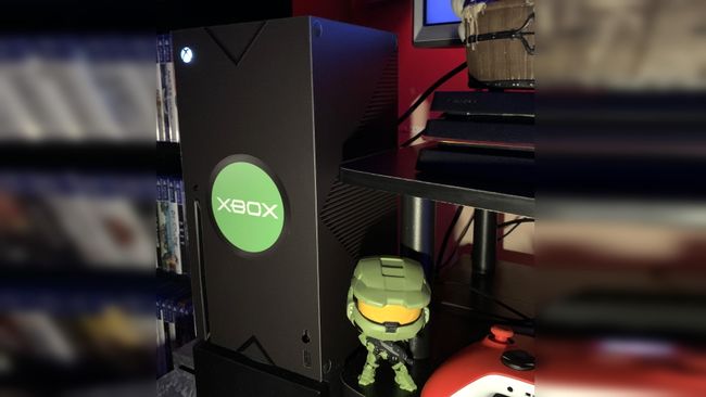 Make your Xbox Series X look a very tall original Xbox with this ...